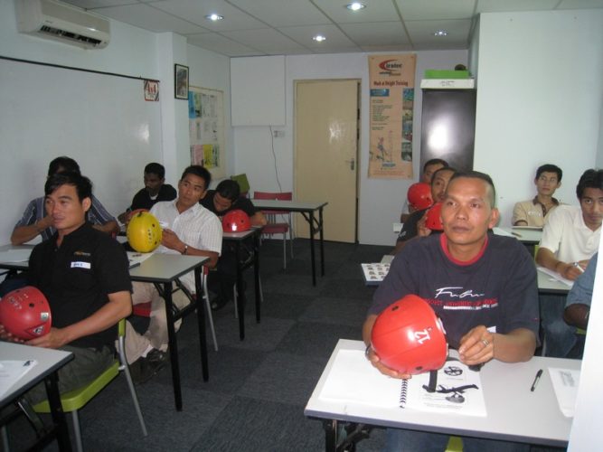 In house Work At Height (WAH) Training - Iratec (M) Sdn Bhd