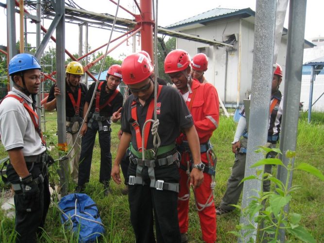 In house Work At Height (WAH) Training - Iratec (M) Sdn Bhd